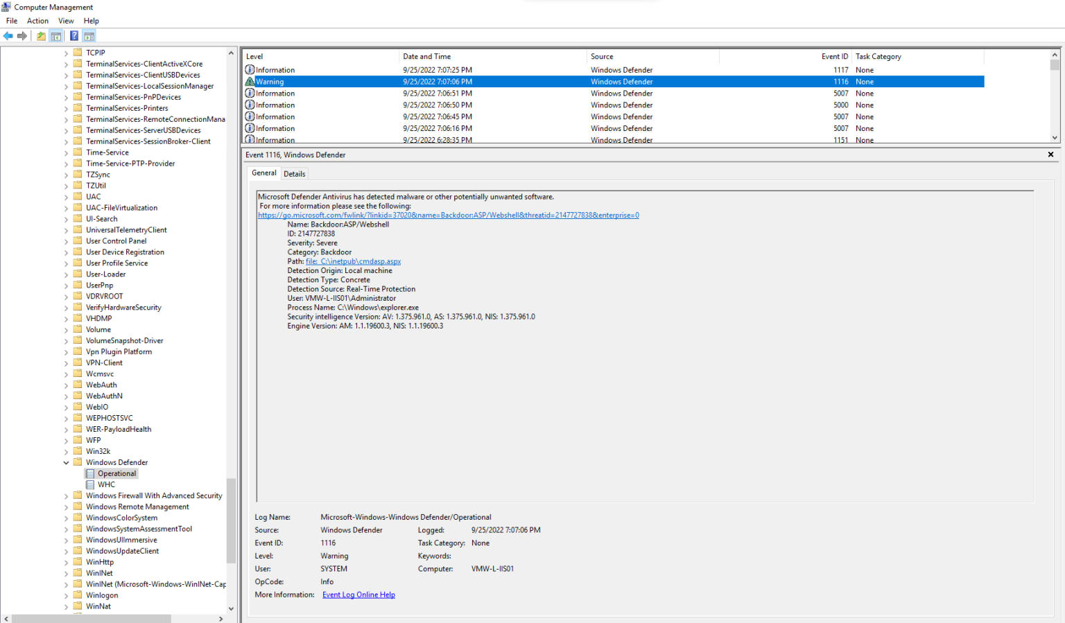 Analyzing & Detecting IIS Backdoors | RobWillis.info